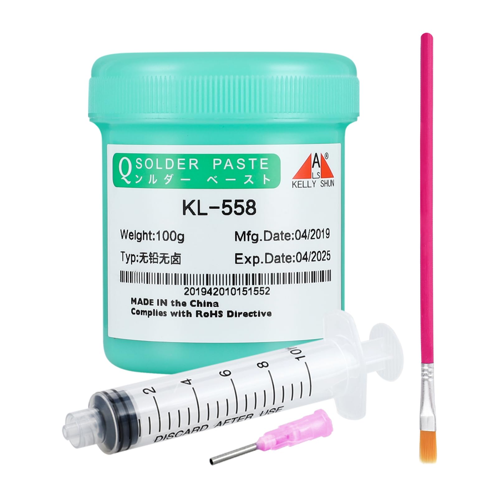 KELLYSHUN 558 Solder Flux, No-Clean Rosin Flux Paste, Lead Free ...