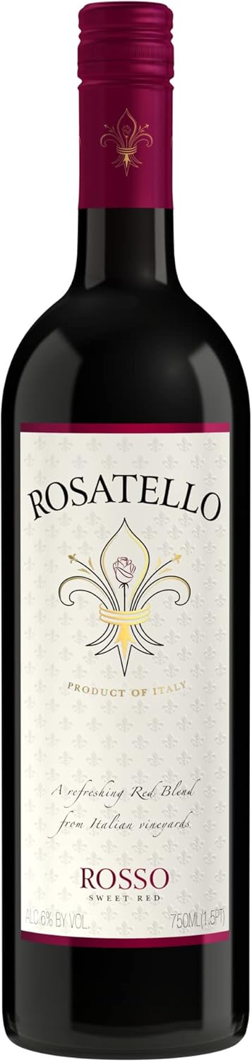 Rosatello Sweet Rosatillo Rosso, Red Blend, 750 ml at Amazon's Wine Store