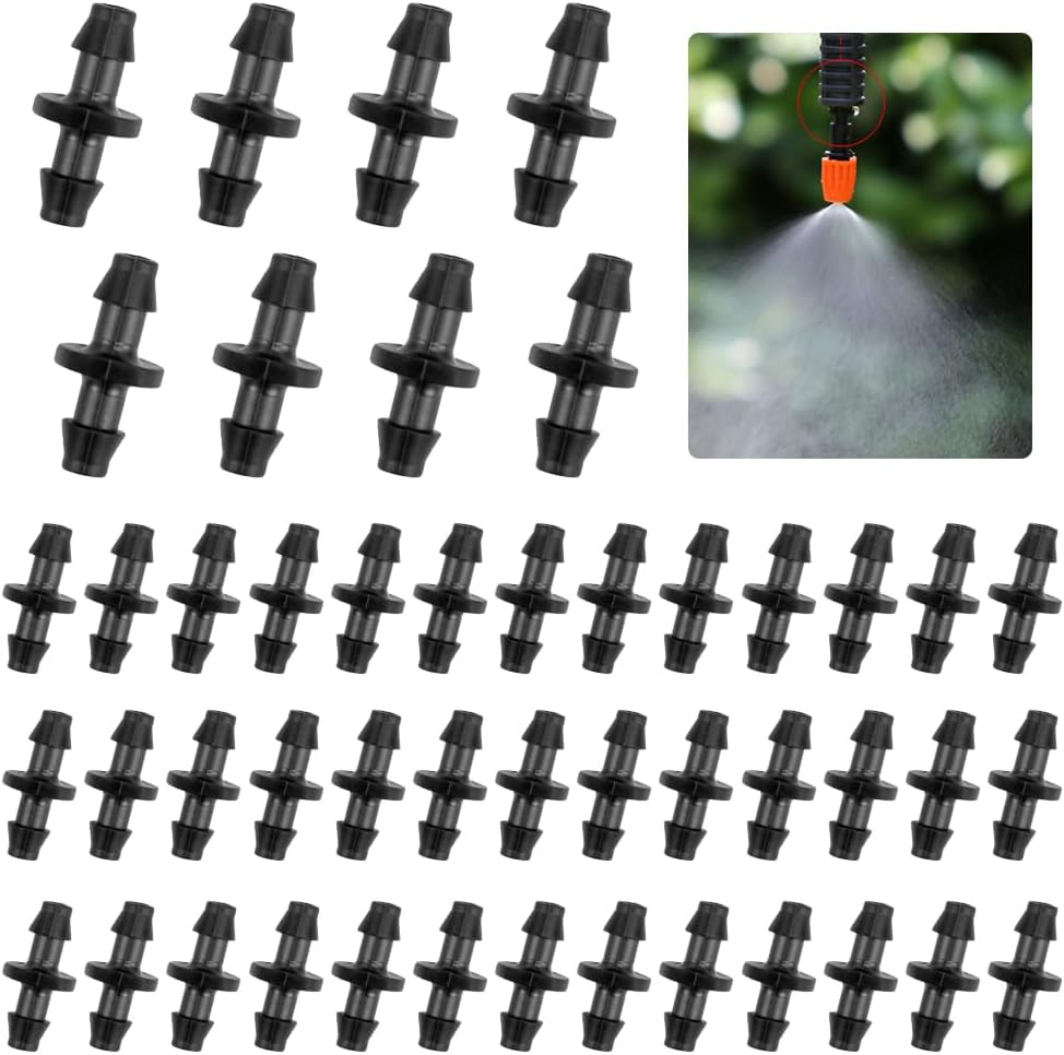 Hortafix Micro Irrigation 4mm barbed pipe fittings (pack of 50 mixed ...