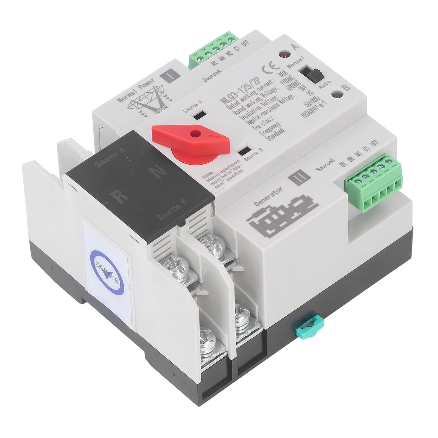 Power Automatic Transfer Switch 80a - Efficient Millisecond Switching ...
