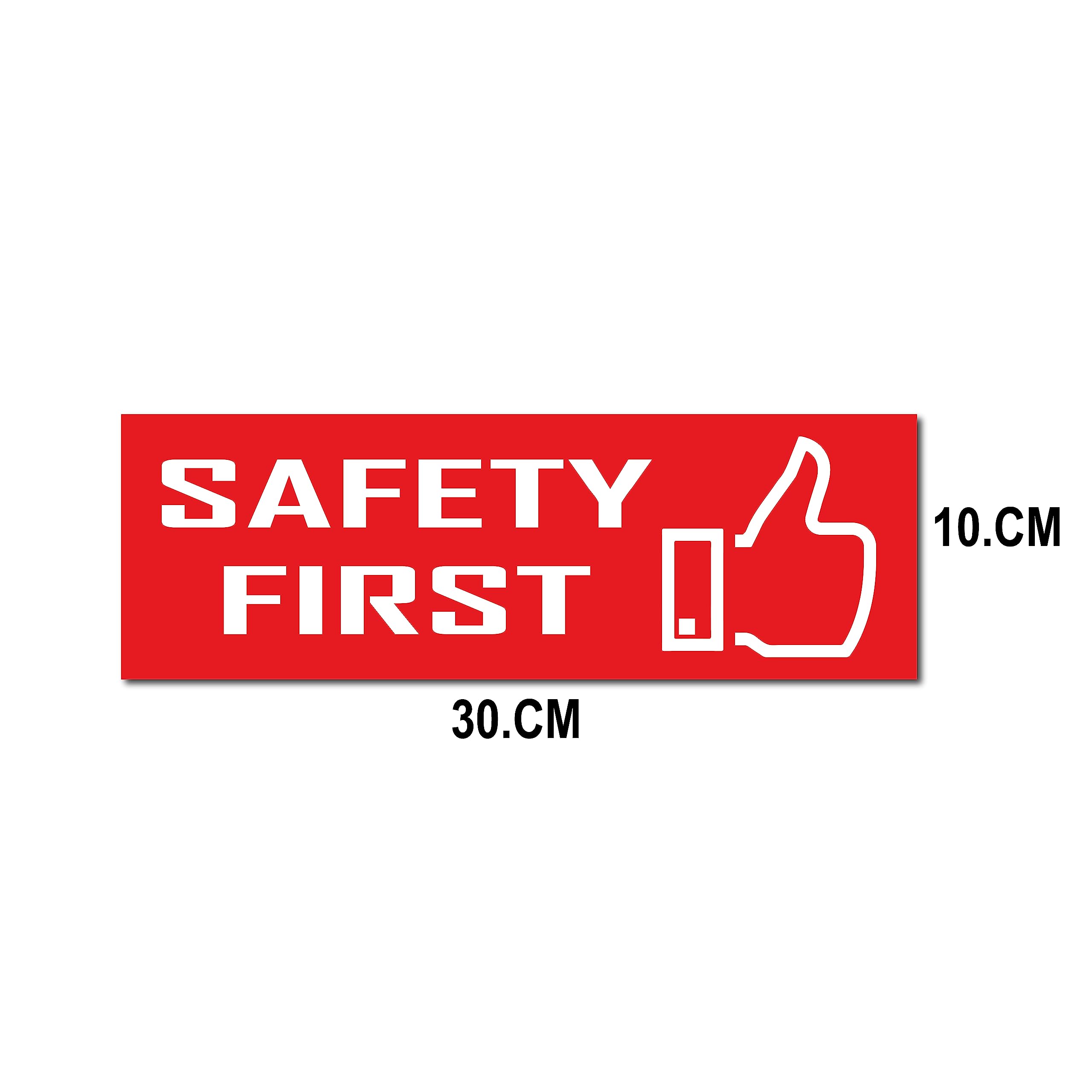 Buy SIGN EVER Safety First Sign Board Factory Office Bank Restaurant ...