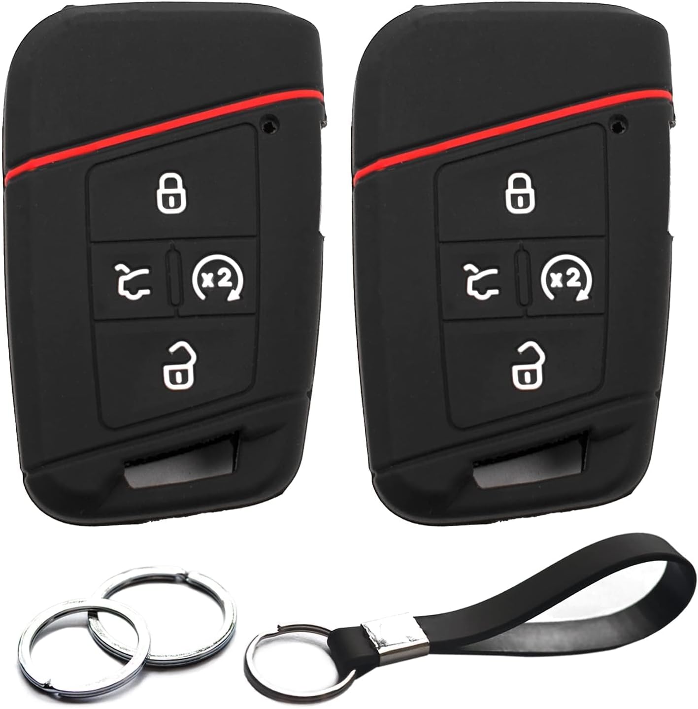 2pcs Compatible with VW Volkswagen Tiguan Taos Atlas Jetta Passat ...