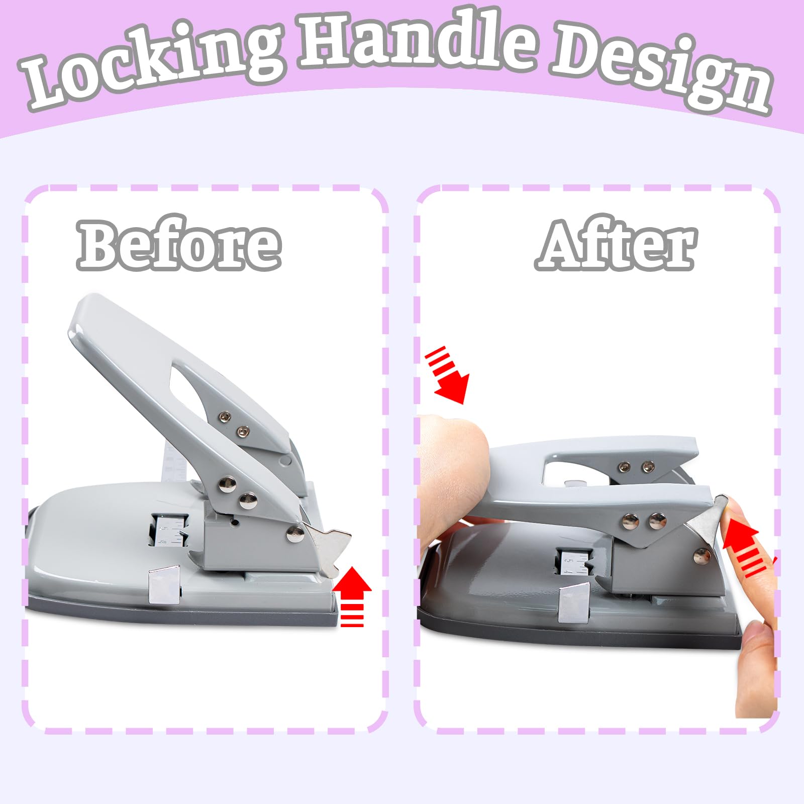 Snapklik.com : Hole Punches, 2 Hole Punch, Adjustable Two Hole Punch ...