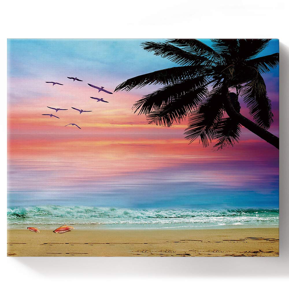 Easy Beach Landscape Drawing