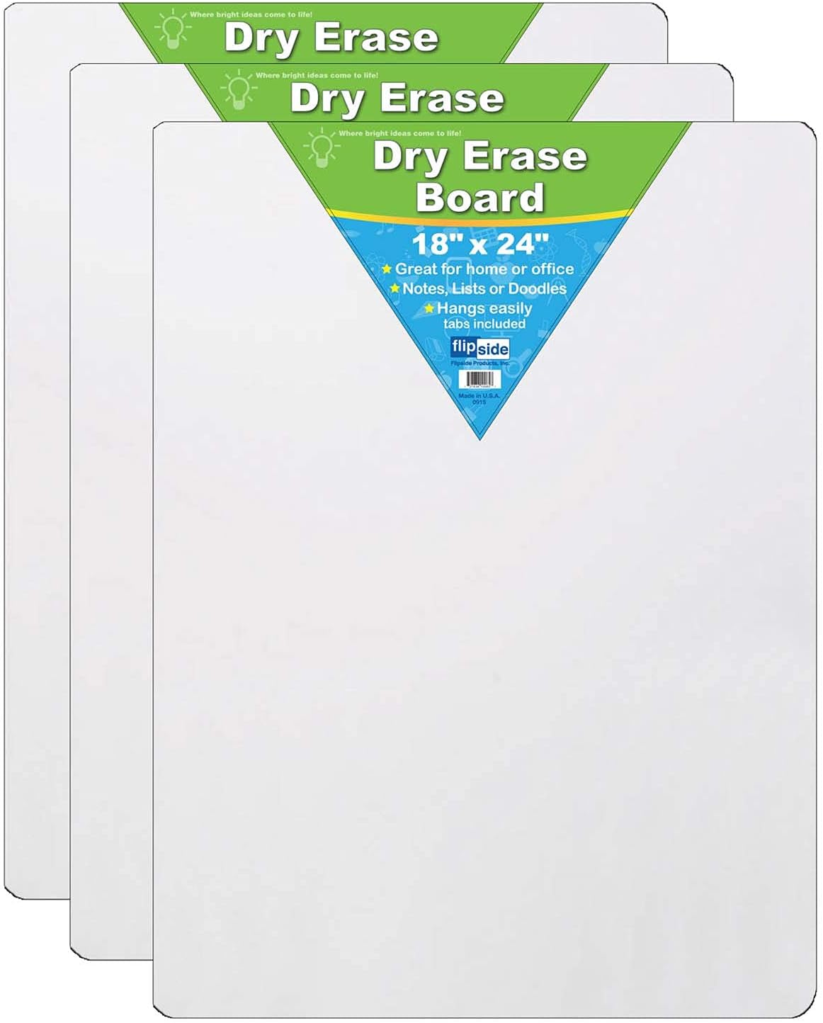 Amazon.com: School Smart Dry Erase Boards, 12 x 18 Inches, White, Pack ...