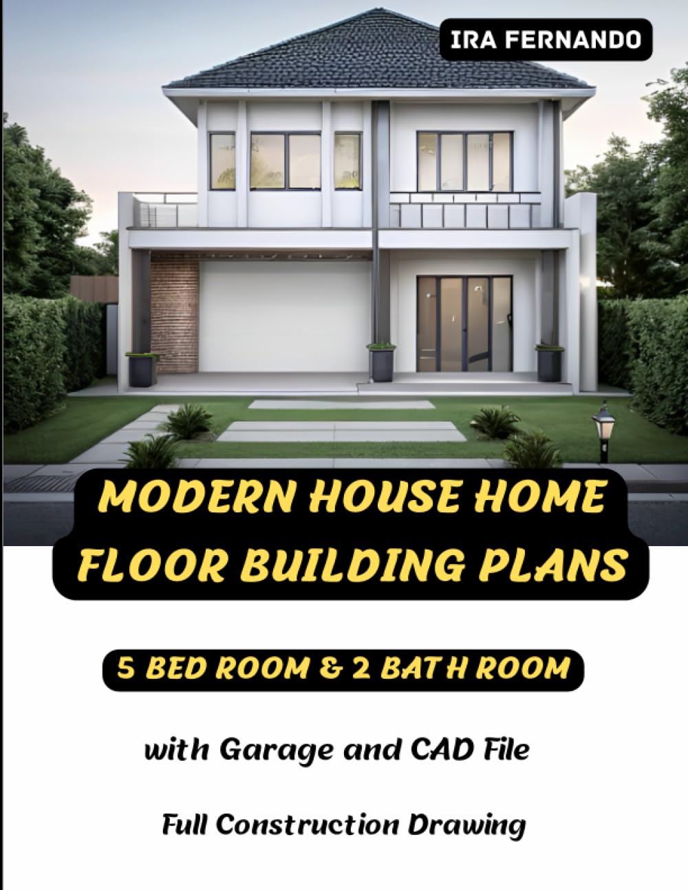 Full Construction Drawing Of Modern House Home Floor Building plans 5 ...
