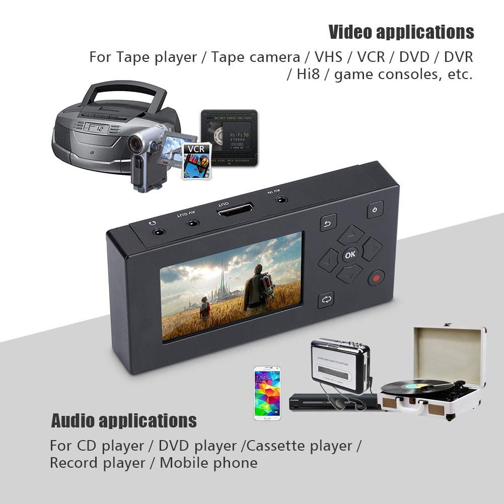 Tangxi Portable 3 inch TFT Screen AV Recorder Audio and Video Converter ...