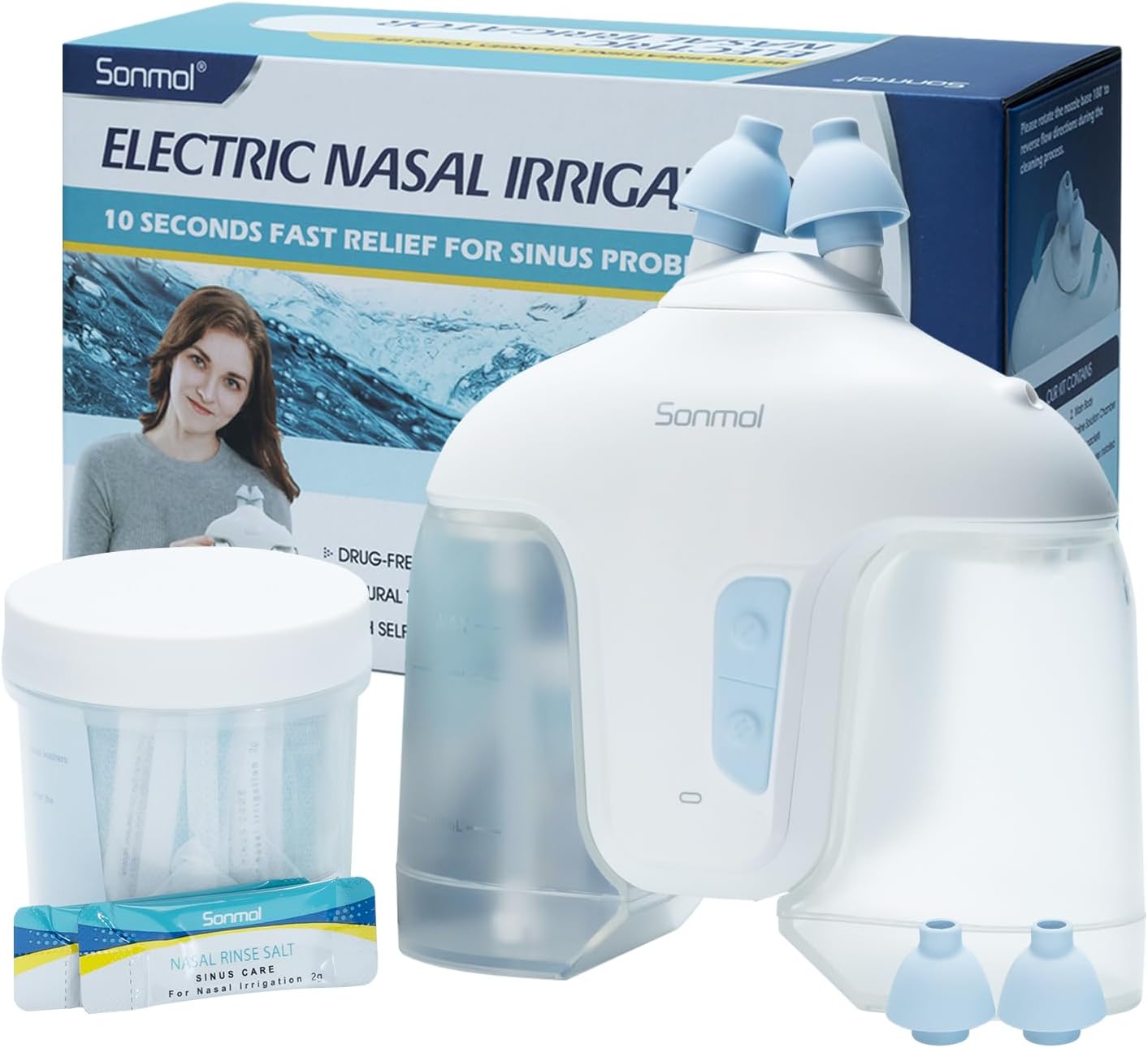 Amazon.com: Nasal Irrigation System, Sinus Rinse Machine, Nasal Rinse ...