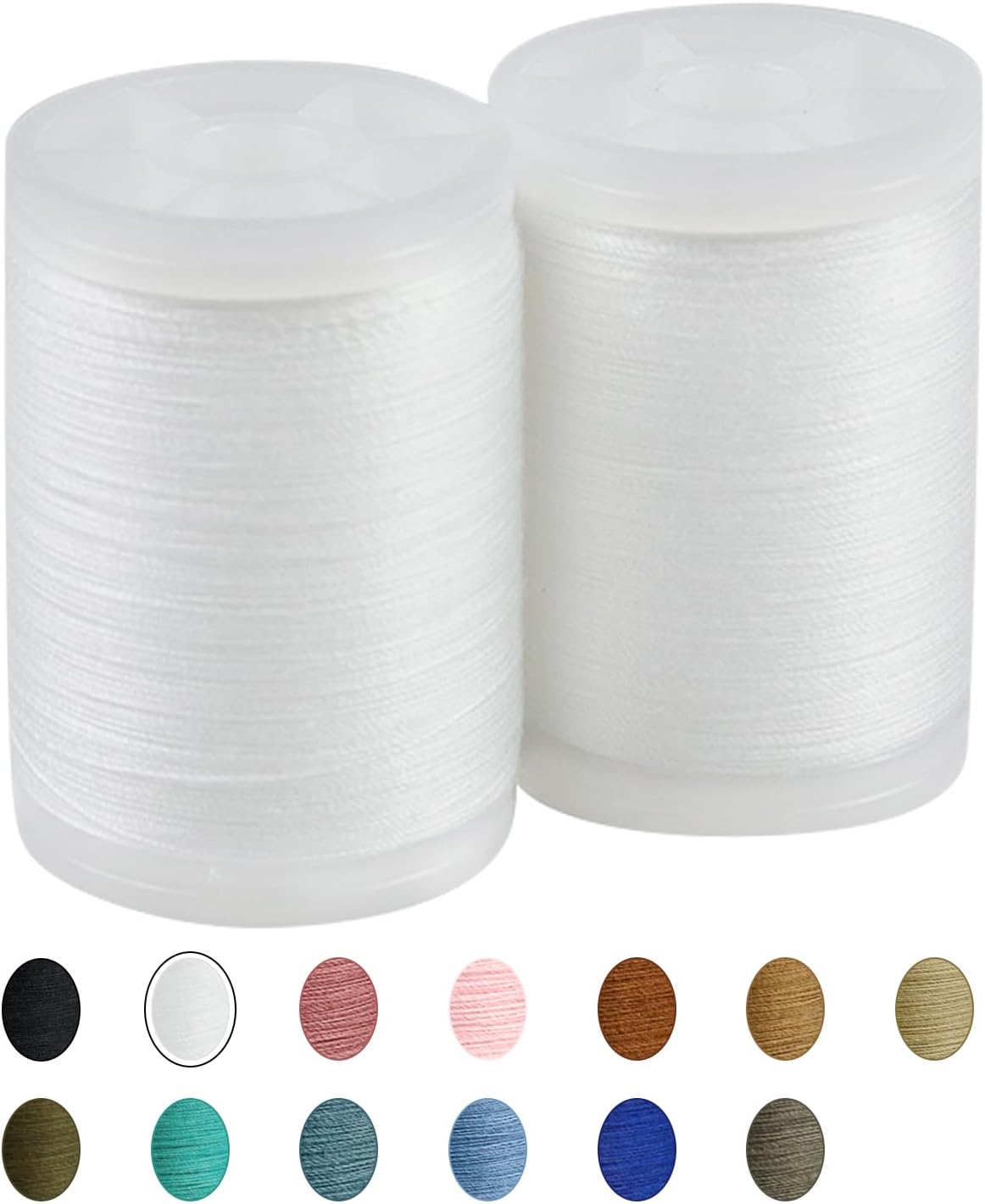 Amazon.com: Coats & Clark All Purpose Thread 400 Yards White (One Spool ...
