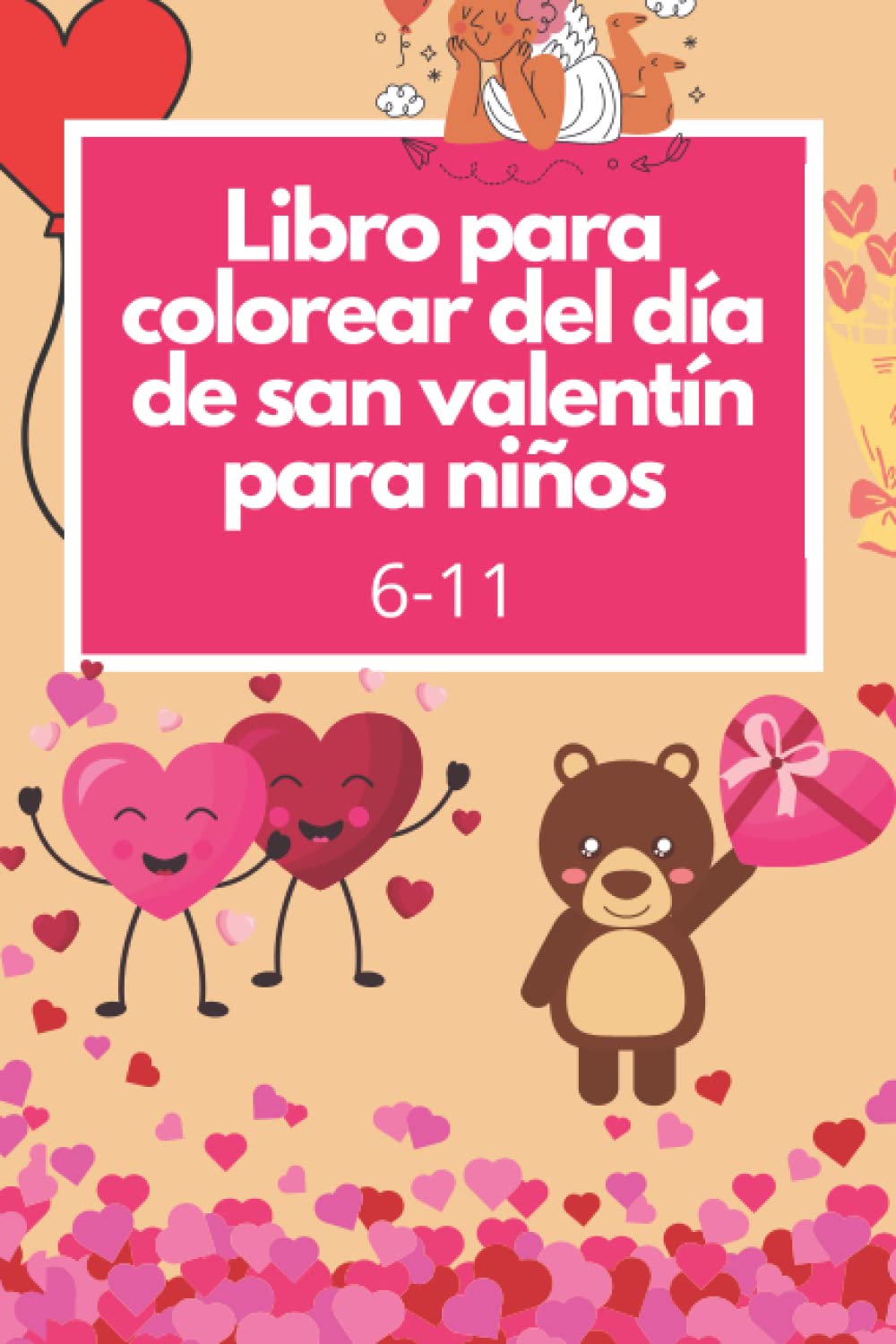 Buy Libro para colorear del día de san valentín para niños 6-11anos ...