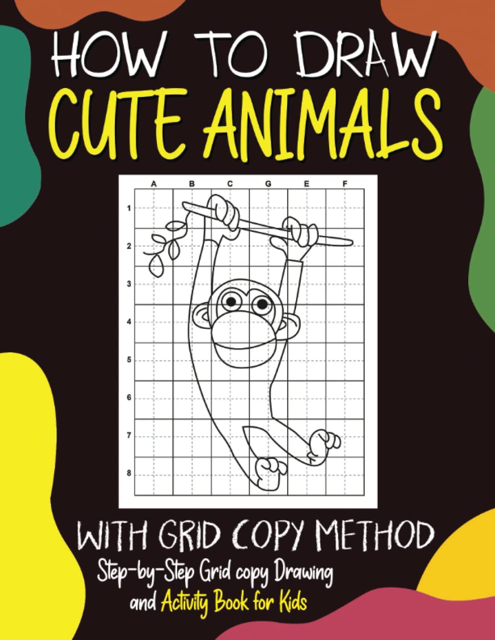 How To Draw Cute Animals With Grid Copy Method Step | Desertcart Japan