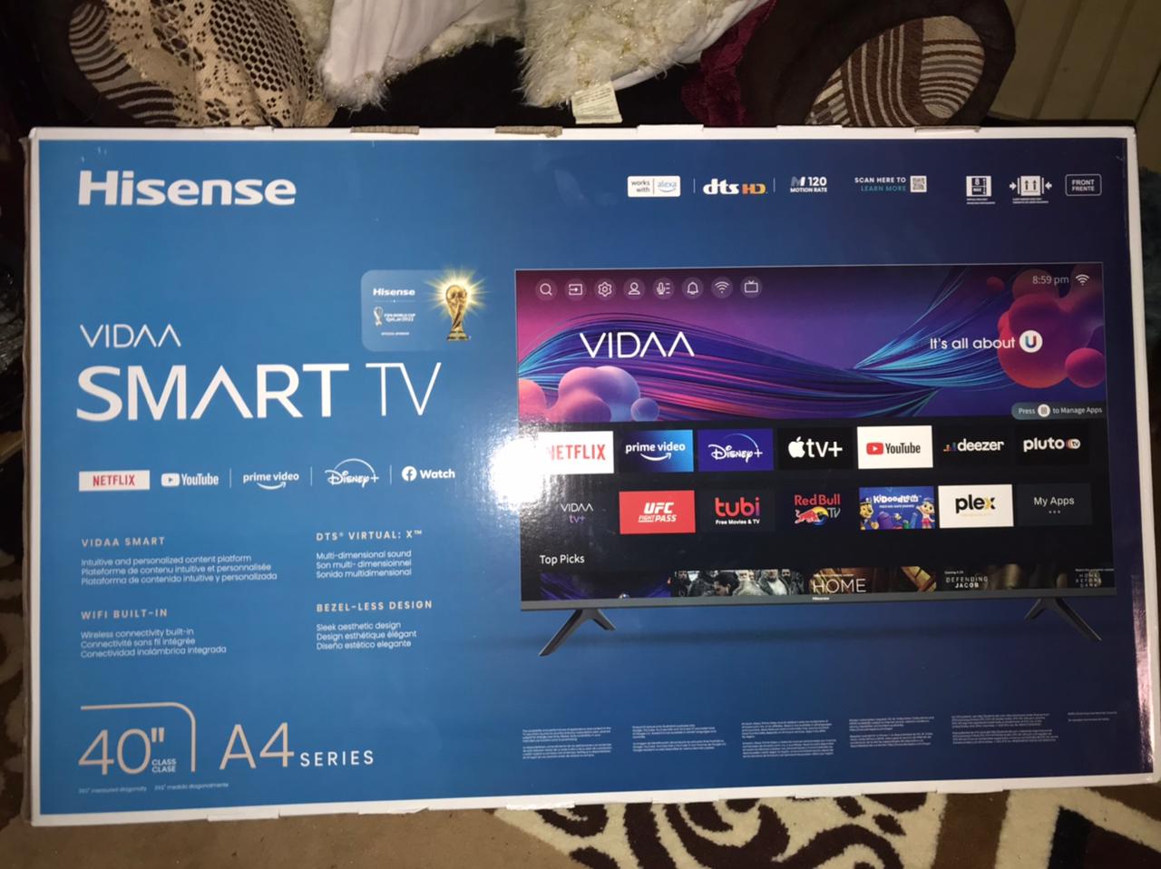 Watch Hisense a4 series 40-inch fhd Smart android tv on Amazon Live