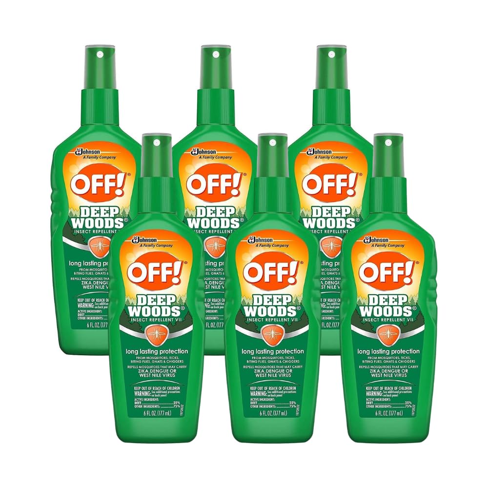 Amazon.com: OFF! Deep Woods Insect Repellent VII 9 fl oz. (Pack of 6 ...