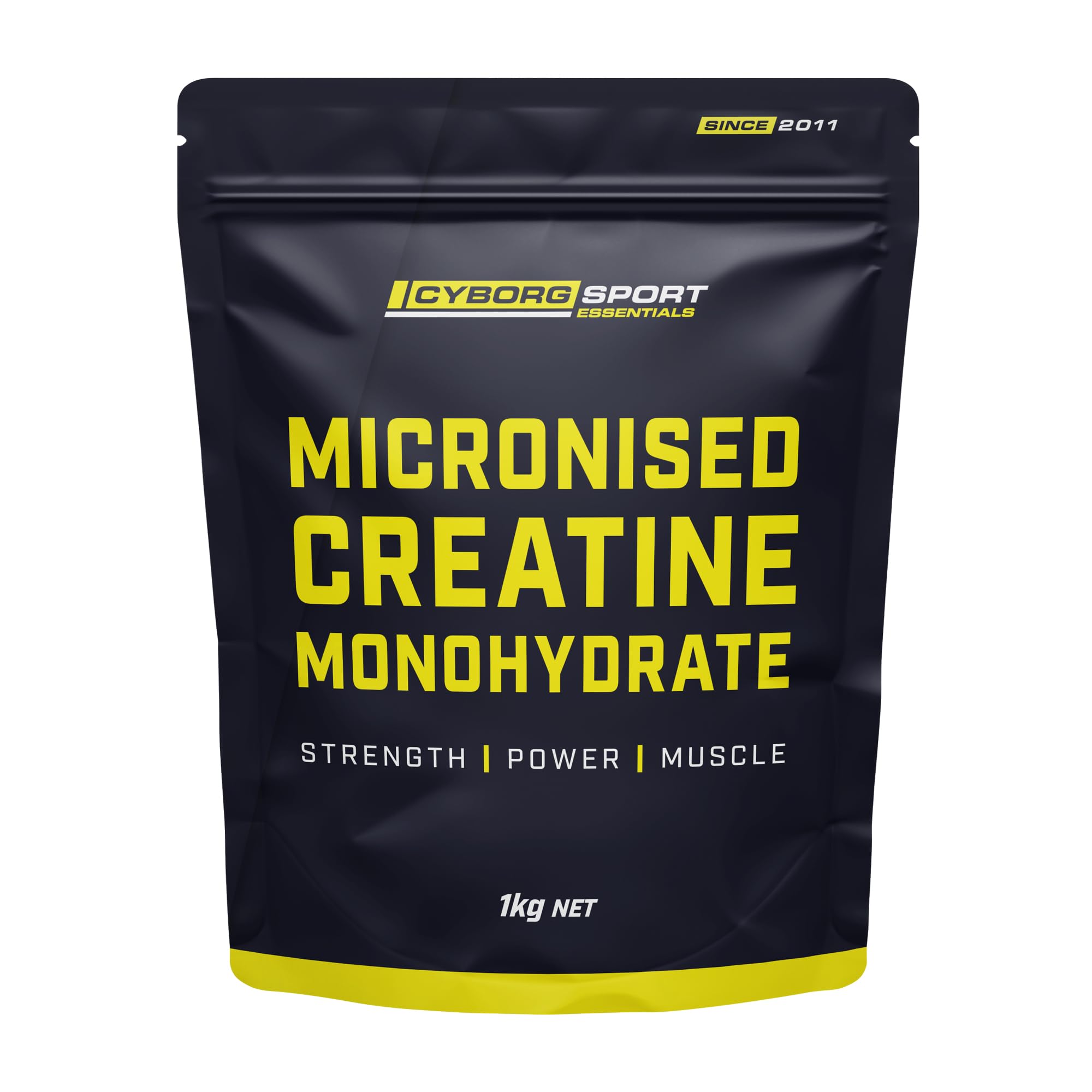 MICRONISED CREATINE MONOHYDRATE 1kg - (Pharmaceutical Grade) Strength ...