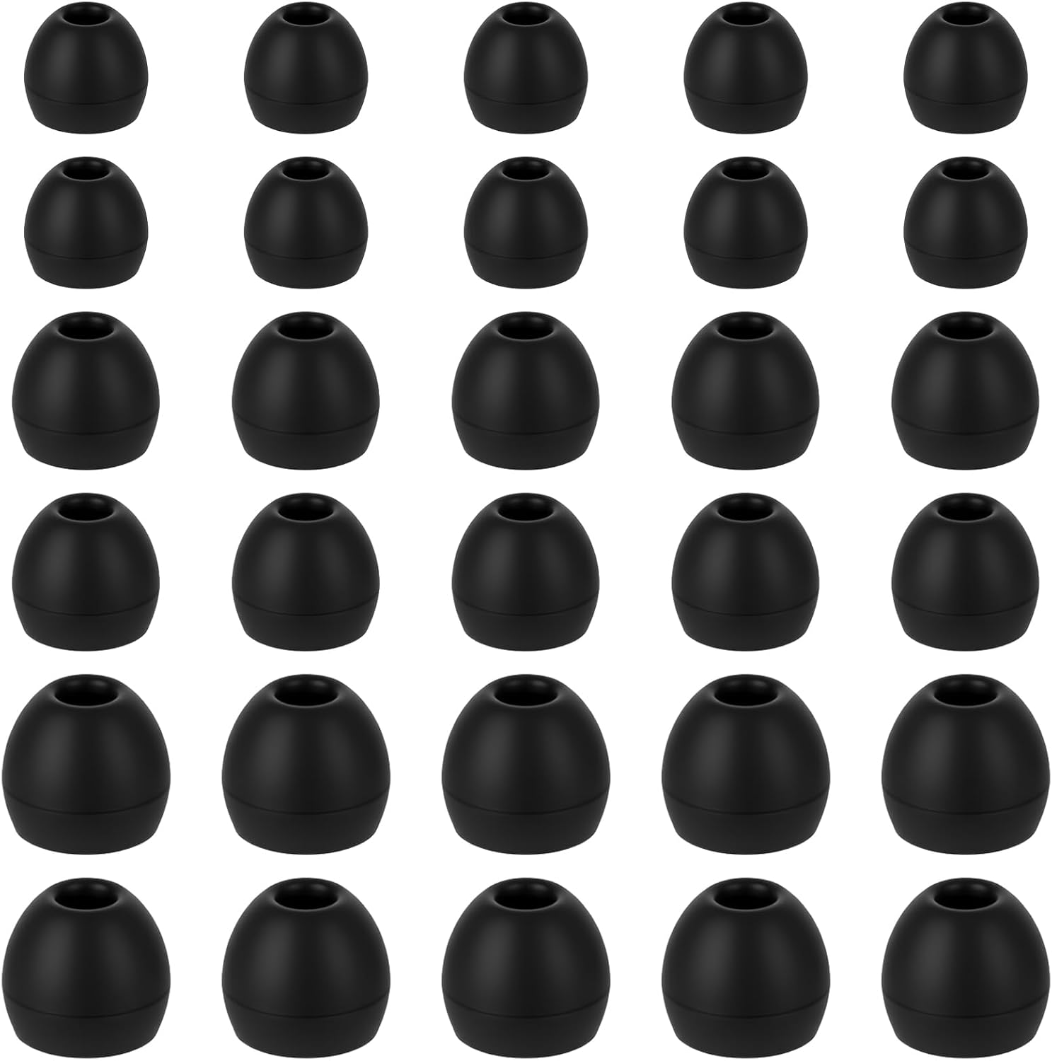 Amazon.com: 15 Pairs Silicone Replacement Earbud, 9-11mm Black Ear Buds ...