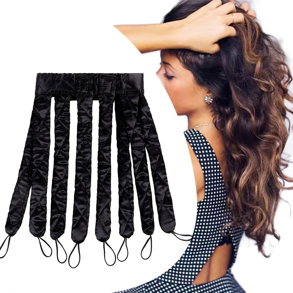 Amazon.com : JYHi Heatless Hair Curler for Long Hair, Flexi Rod ...