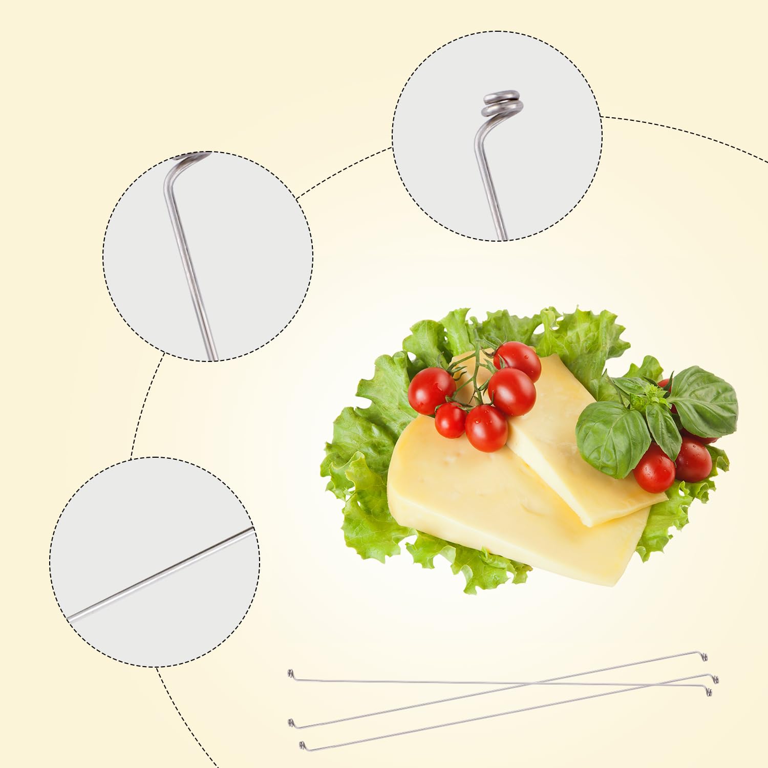 Snapklik.com : 10pcs Cheese Slicer Wire, 55inch Cheese Slicer ...
