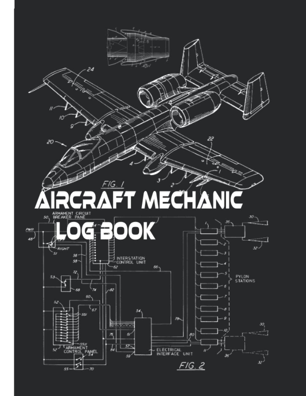 Aircraft Mechanic Log book: technician log book for repairs and ...