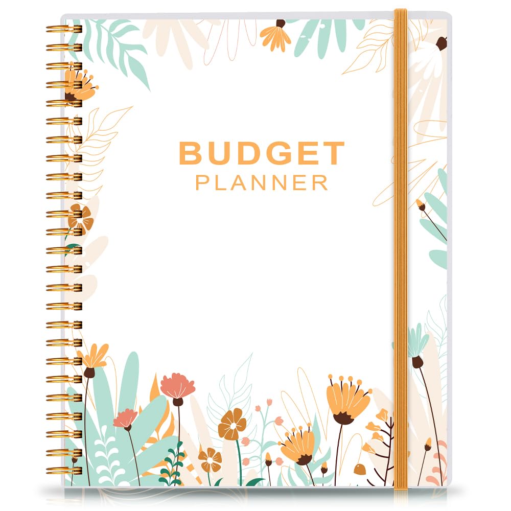 Budget Planner & Monthly Bill Organizer with Pockets. Expense Tracker ...