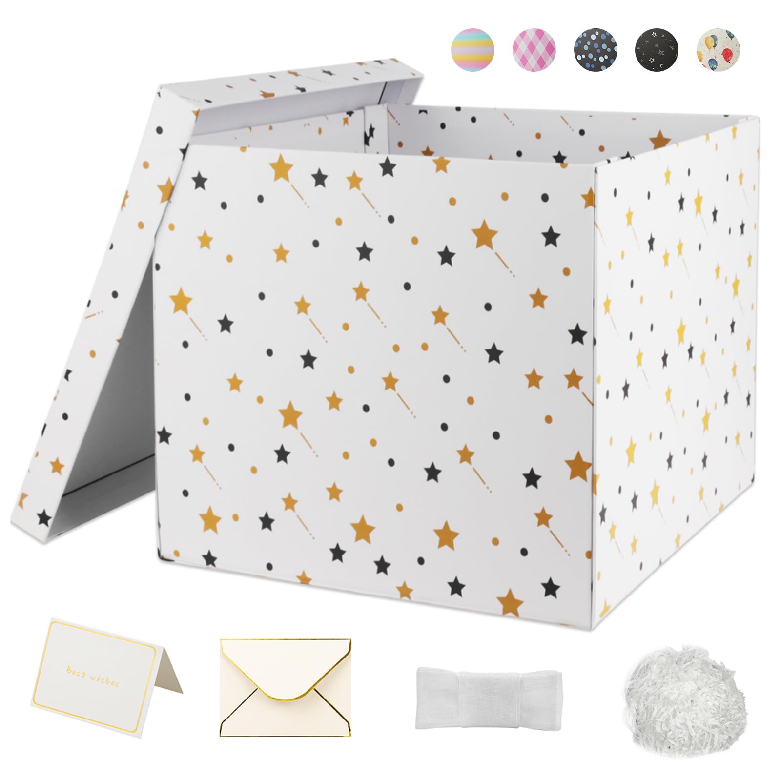Amazon.com: YINUOYOUJIA Large Gift Box 12x12x10Inch,Gift Boxes with ...