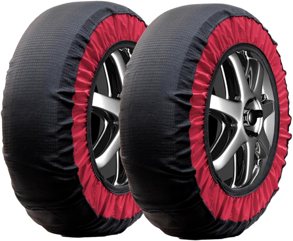 Amazon.com: Snow Chains KE77,Snow Socks for Car, SUV, & Pickup-Easier ...