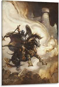 Amazon.com: Frank Frazetta Art Prints Framed Posters (70) Wall Art ...