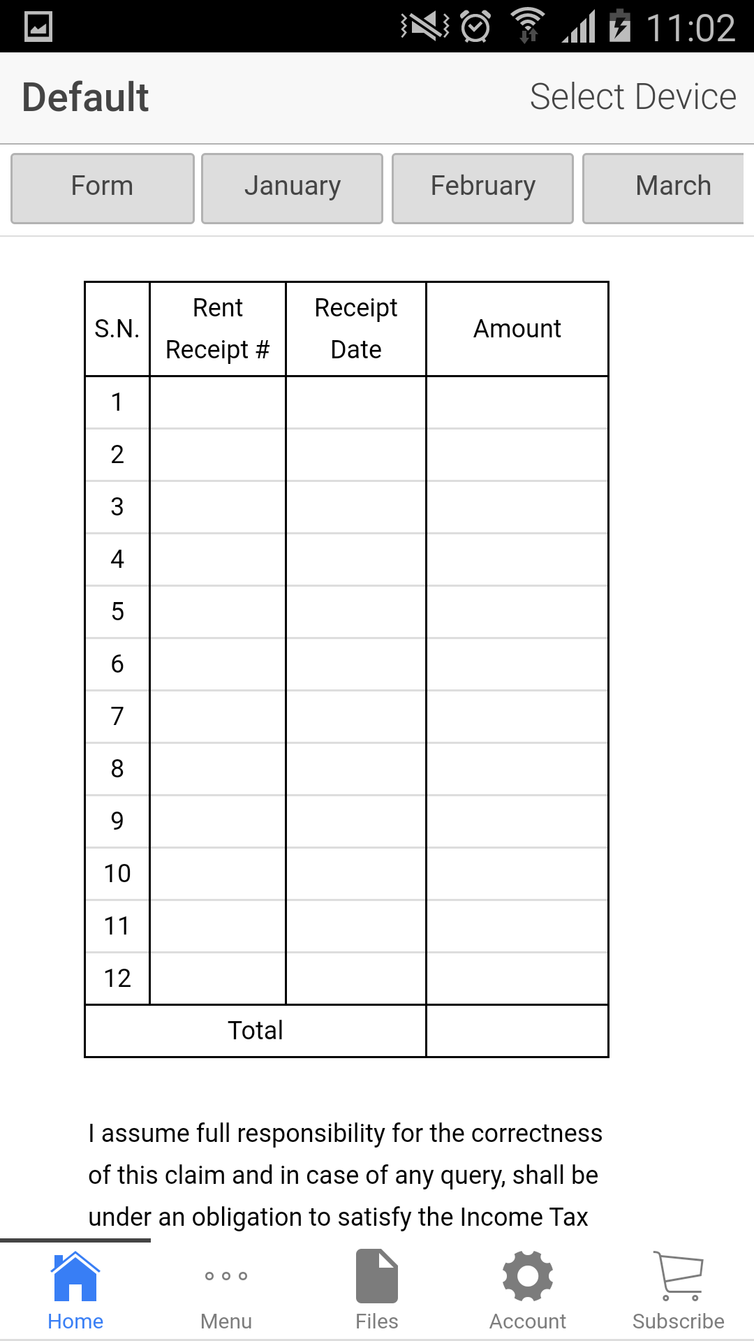 HRA Claim Receipt - App on Amazon Appstore