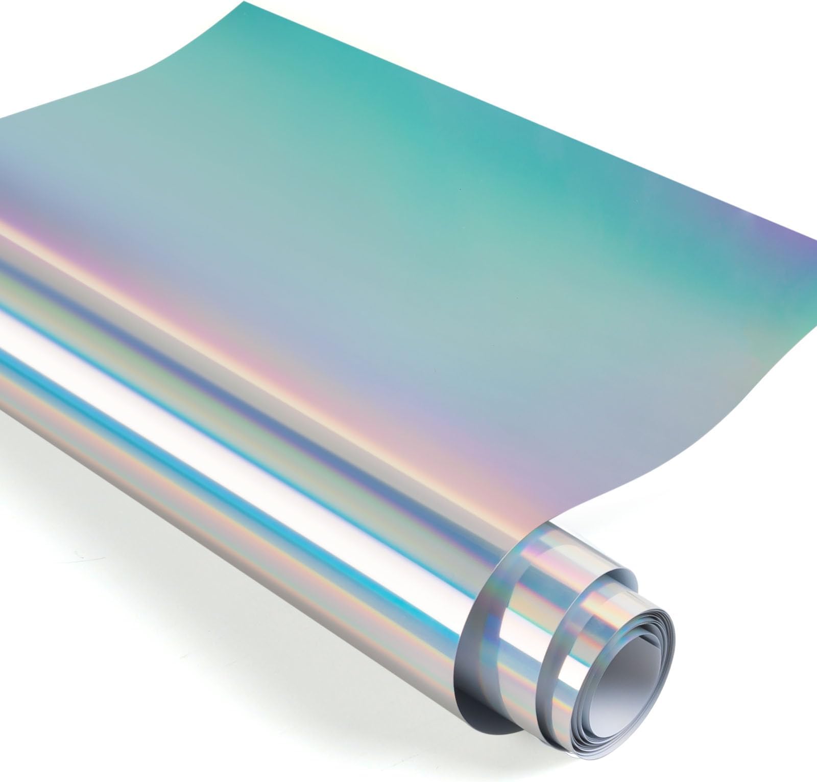 Amazon.com: HTVRONT Holographic Heat Transfer Vinyl - 10"X5ft Rainbow ...