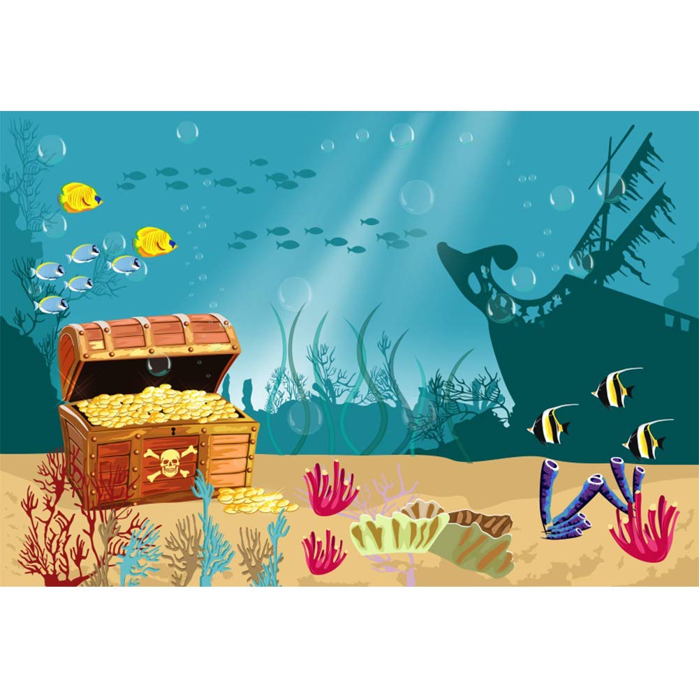 Cartoon Sunken Pirate Ship