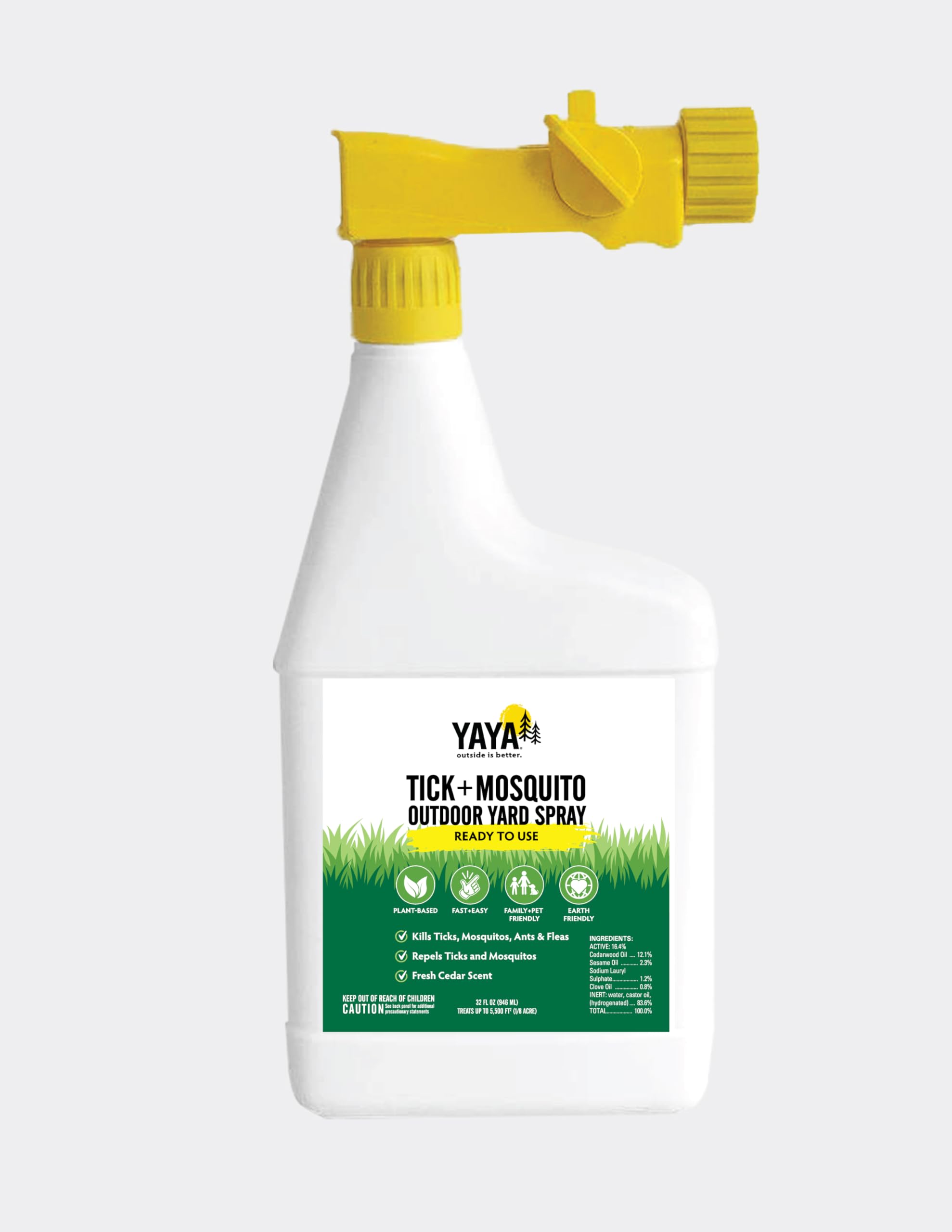 Amazon.com : Ready-to-Use Tick + Mosquito Outdoor Yard Spray – Made ...