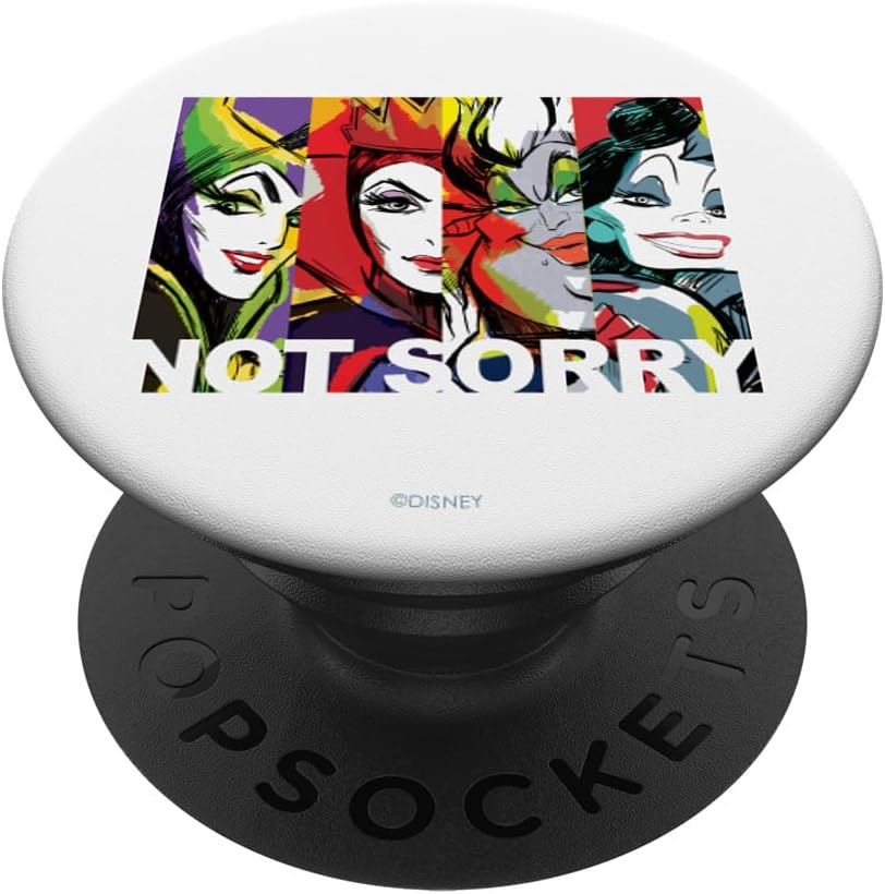 Amazon.com: Disney Villains Ursula Big Face PopSockets Standard PopGrip ...