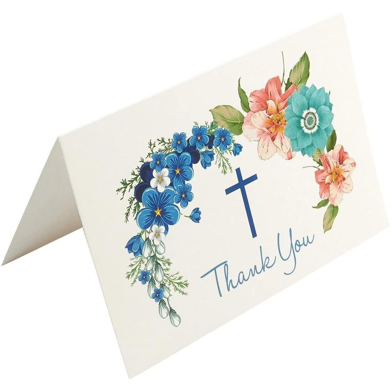 48 Pack Christian Thank You Cards With Envelopes, Bulk Baptism ...