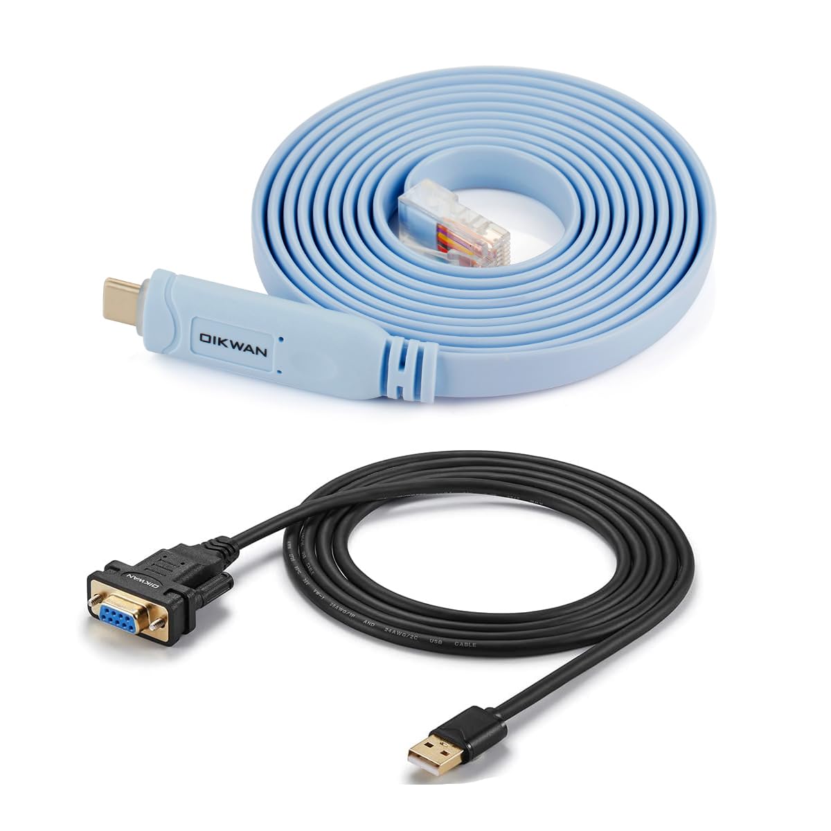 Amazon.com: OIKWAN 6ft USB Type C to RJ45 Serial Adapter and USB Serial ...