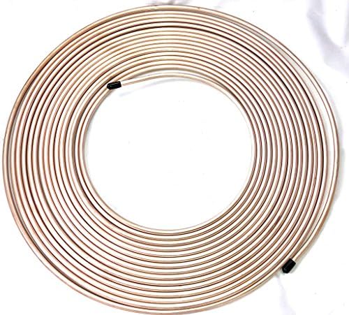Amazon.com: The Stop Shop 50 Ft. Roll of 1/4" Copper Nickel Brake Line ...