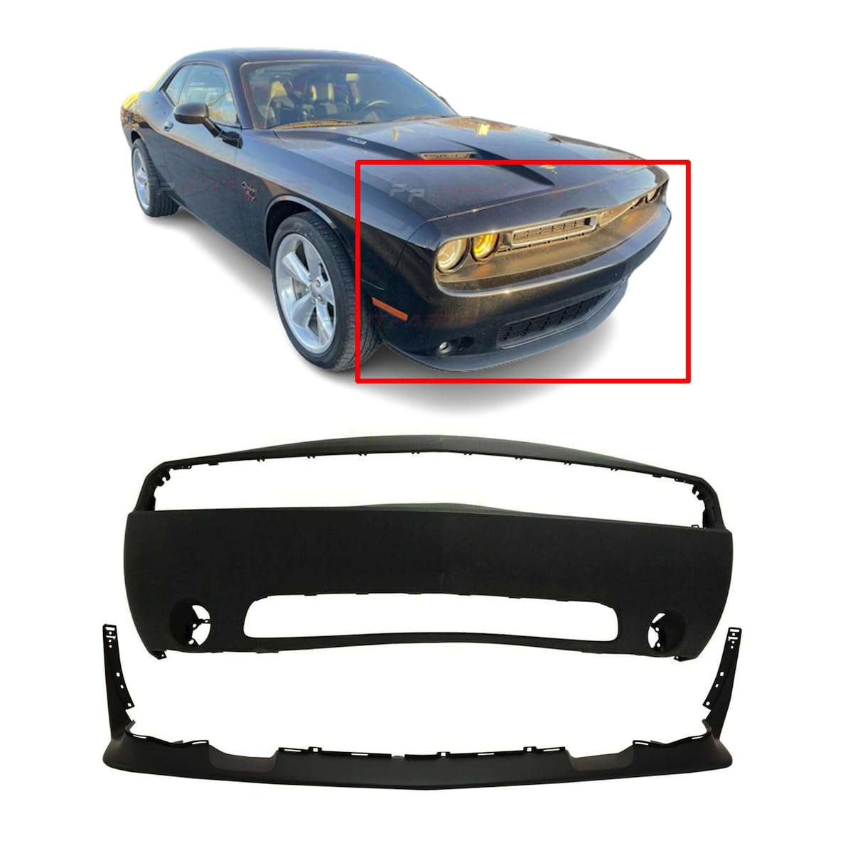 Amazon.com: FitParts Compatible with Front Bumper Covers Kit 2011-2014 ...