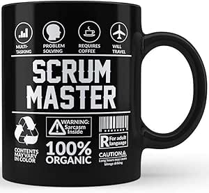 Amazon.com: Funny Sarcastic Unique Gift For Scrum Master Job Profession ...