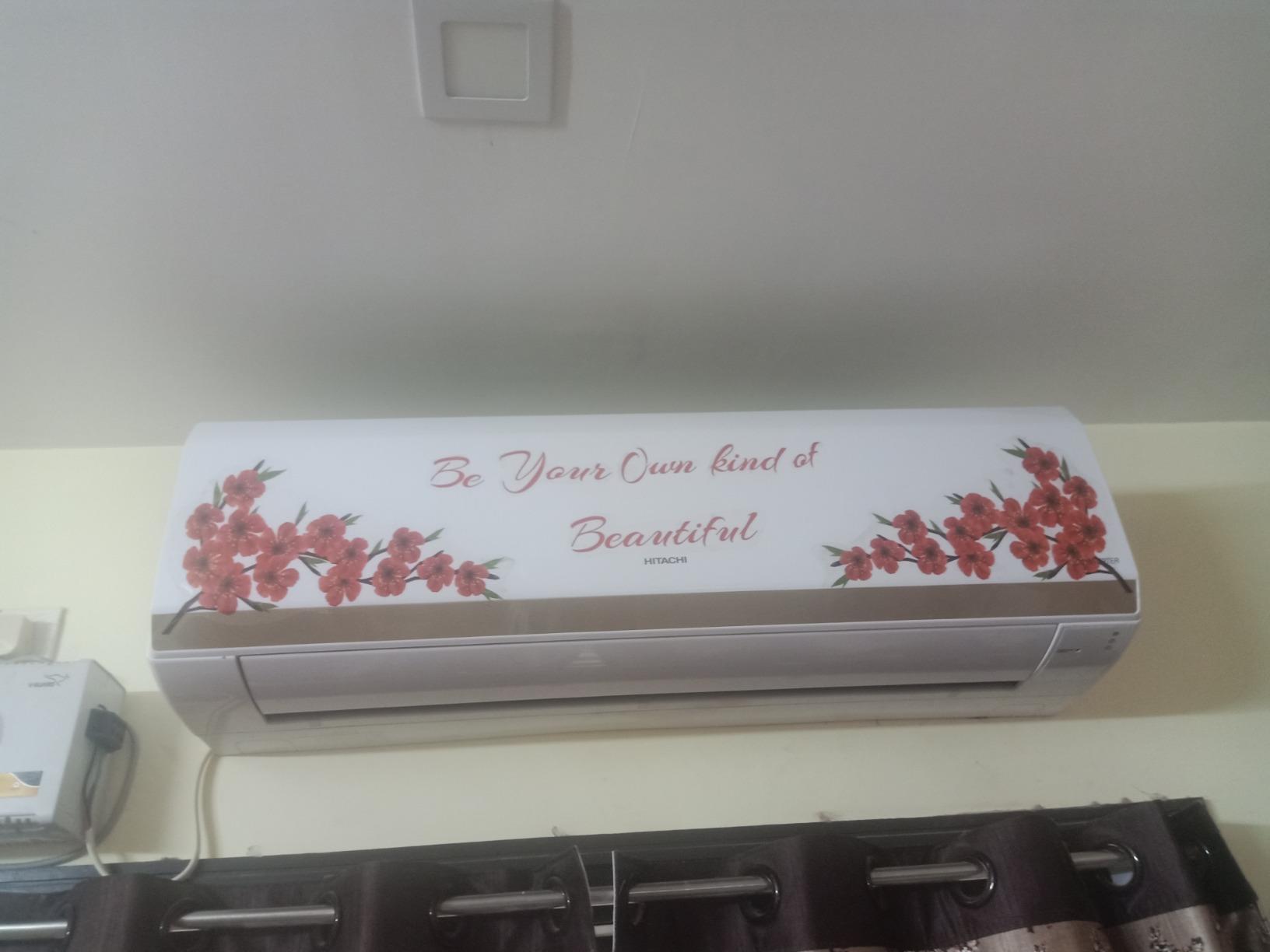 Sticker Studio Vinyl Split Air Conditioner Sticker (Multicolour ...