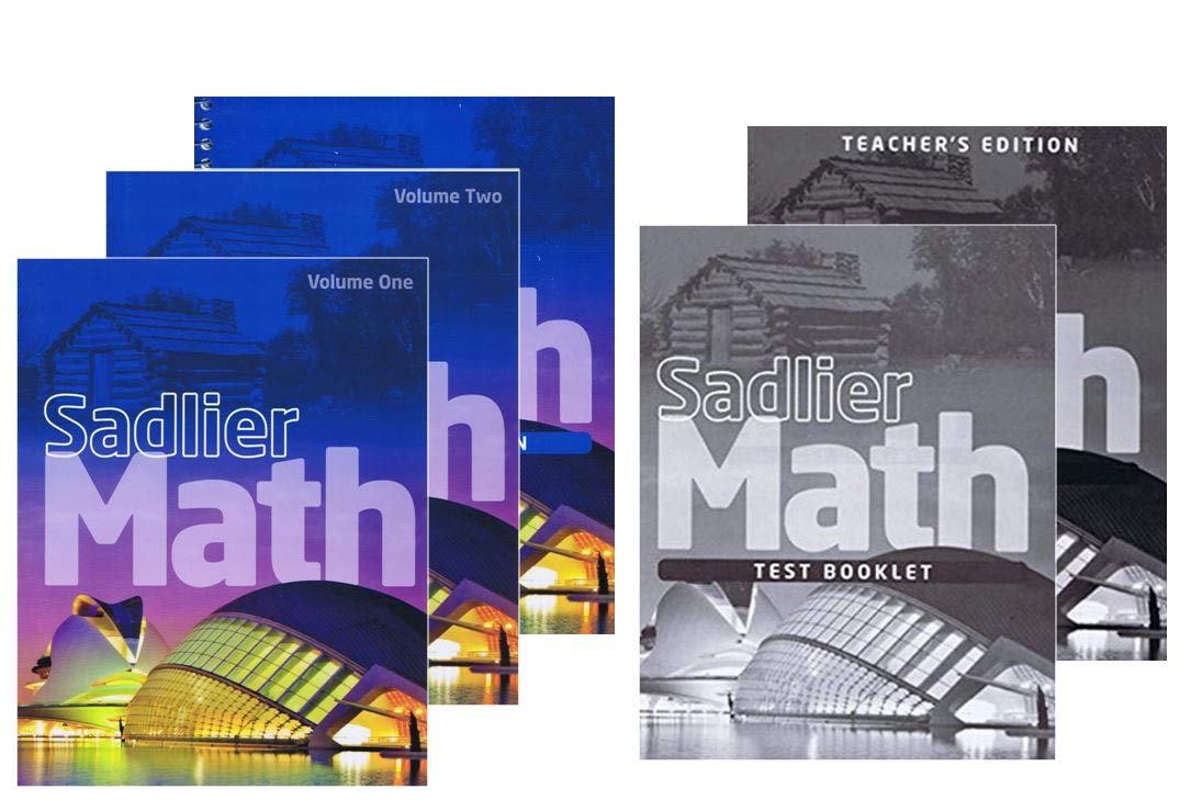 (F9828) Sadlier MATH Student Book Vol 1 & 2 + Teacher's Edition and ...