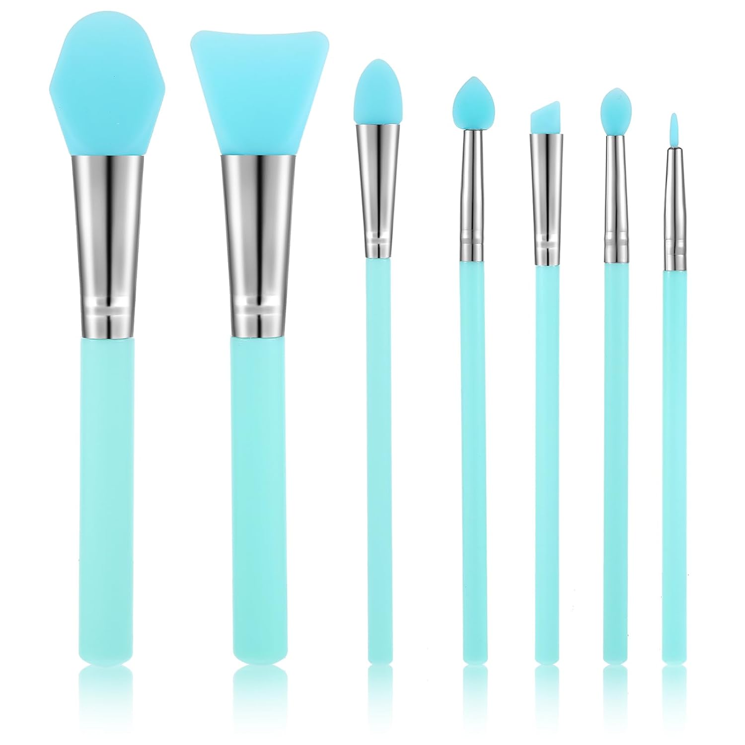 Amazon.com: 7 Pcs Silicone Brush Applicator Kit, Silicone Paint Brush ...