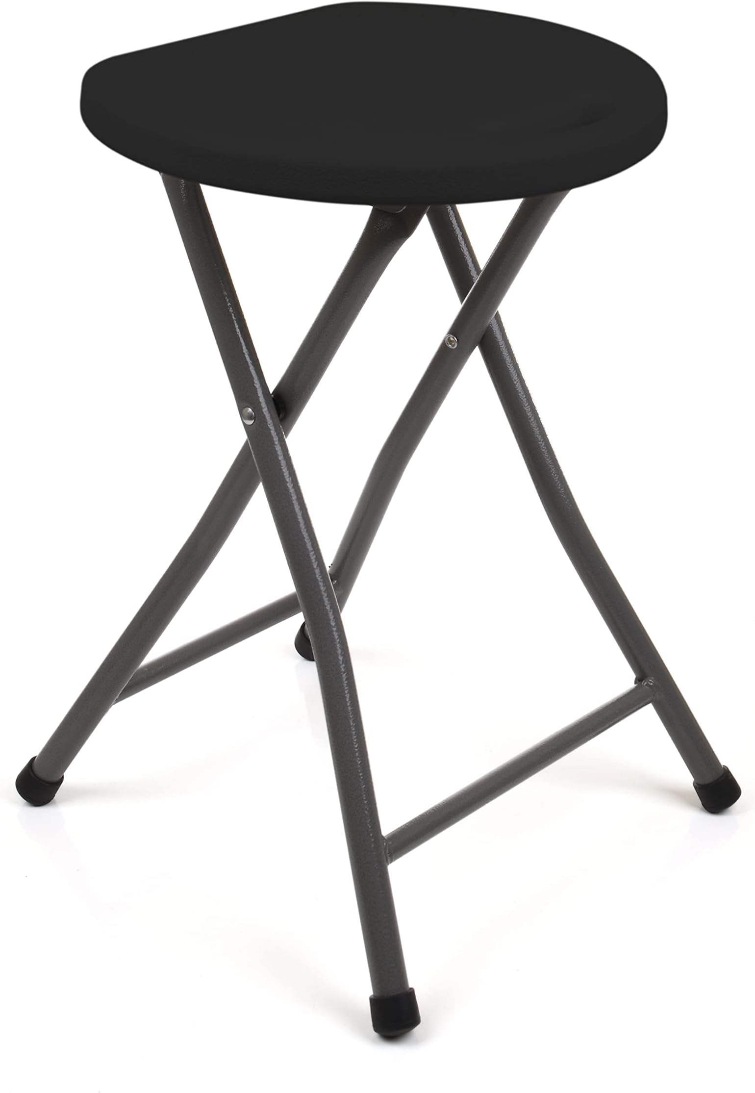 Amazon.com: Mintra Metal Folding Stools, Heavy-duty Backless Portable ...