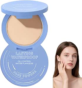 Face Powder & Setting Powder,Pressed Powders Makeup with Blurring,Matte ...
