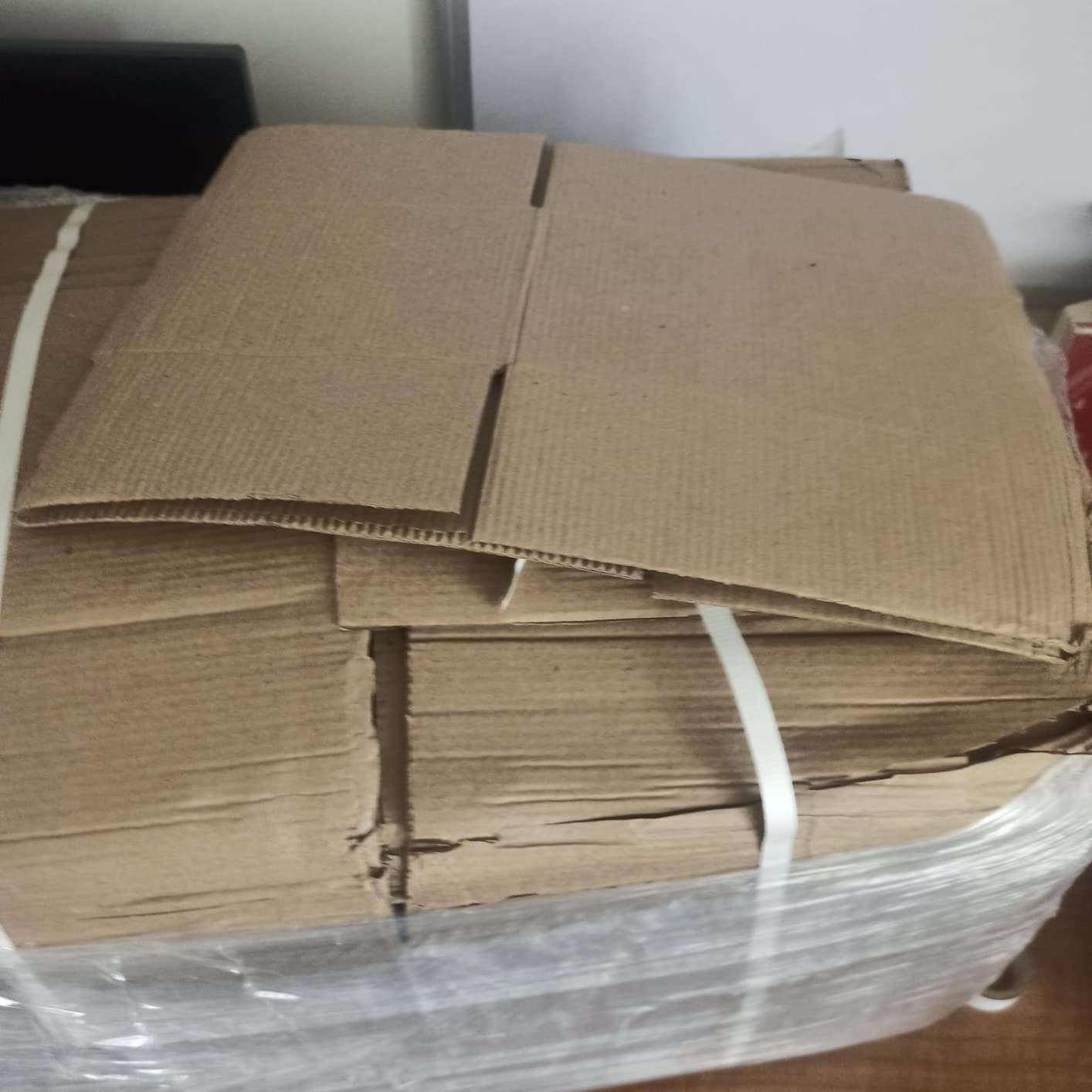 PacStalwart ® 7x4x3.5 Inches Packaging Box 3 Ply Corrugated Cardboard ...