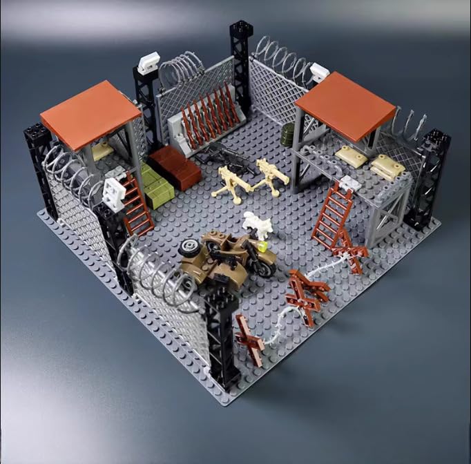 Snapklik.com : ELEFOCUS Military Base Building Blocks Set,Ww2 Army ...