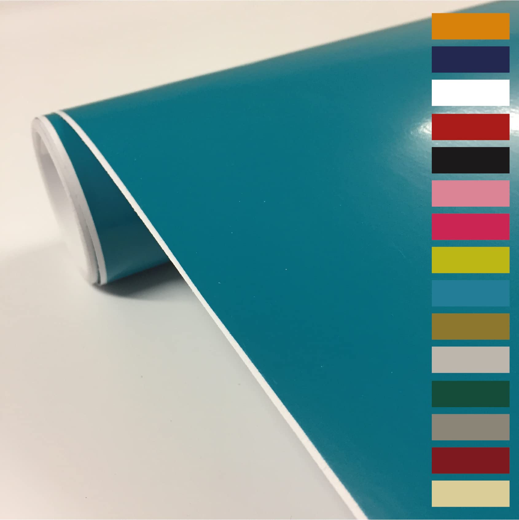 vgoltd Gloss Sticky Vinyl Wrap Furniture Stickers Cupboard Covering ...