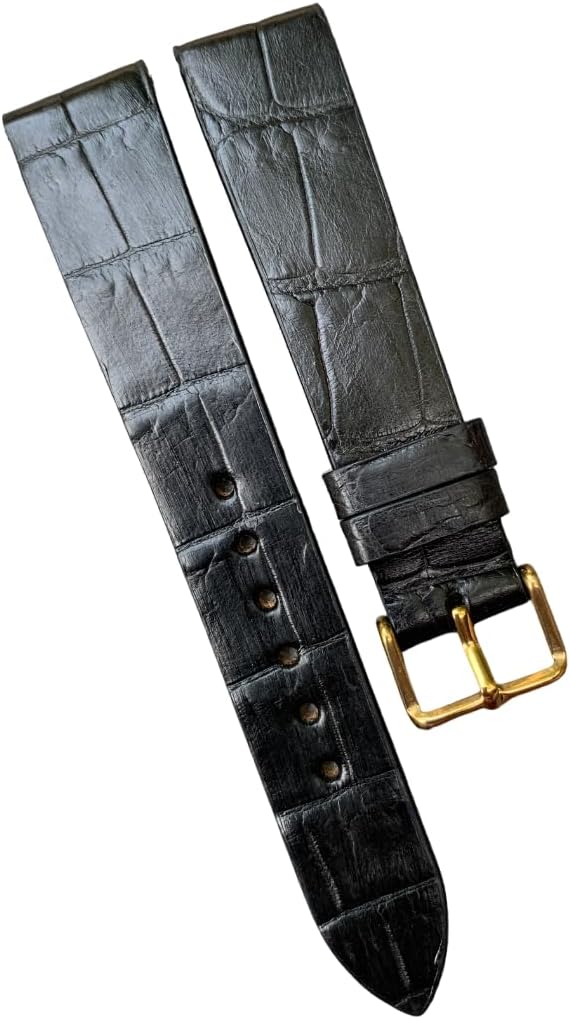 Amazon.com: Genuine Alligator Crocodile Leather Skin Watch Strap Band ...