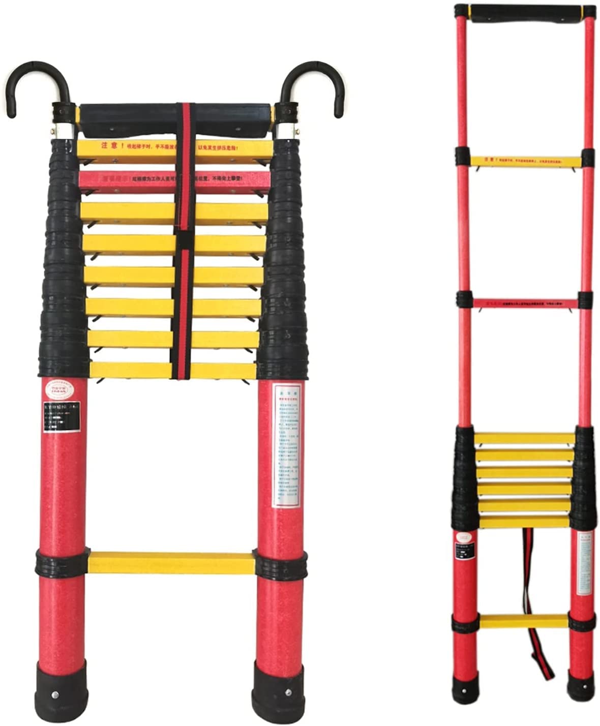 2m 2.6m 2.9m 3.2m 3.8m 4.2m 5m Fiberglass Telescoping Ladder, Non ...