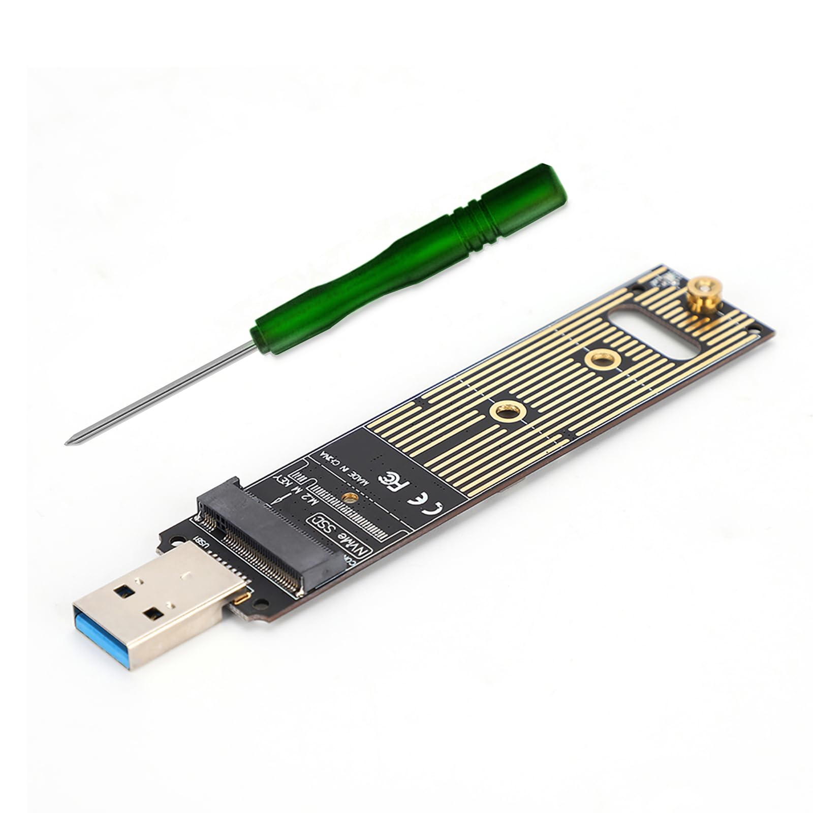 SUNGOOYUE M.2 NVME SSD To USB Adapter, USB to NVME PCIE Hard Disk ...