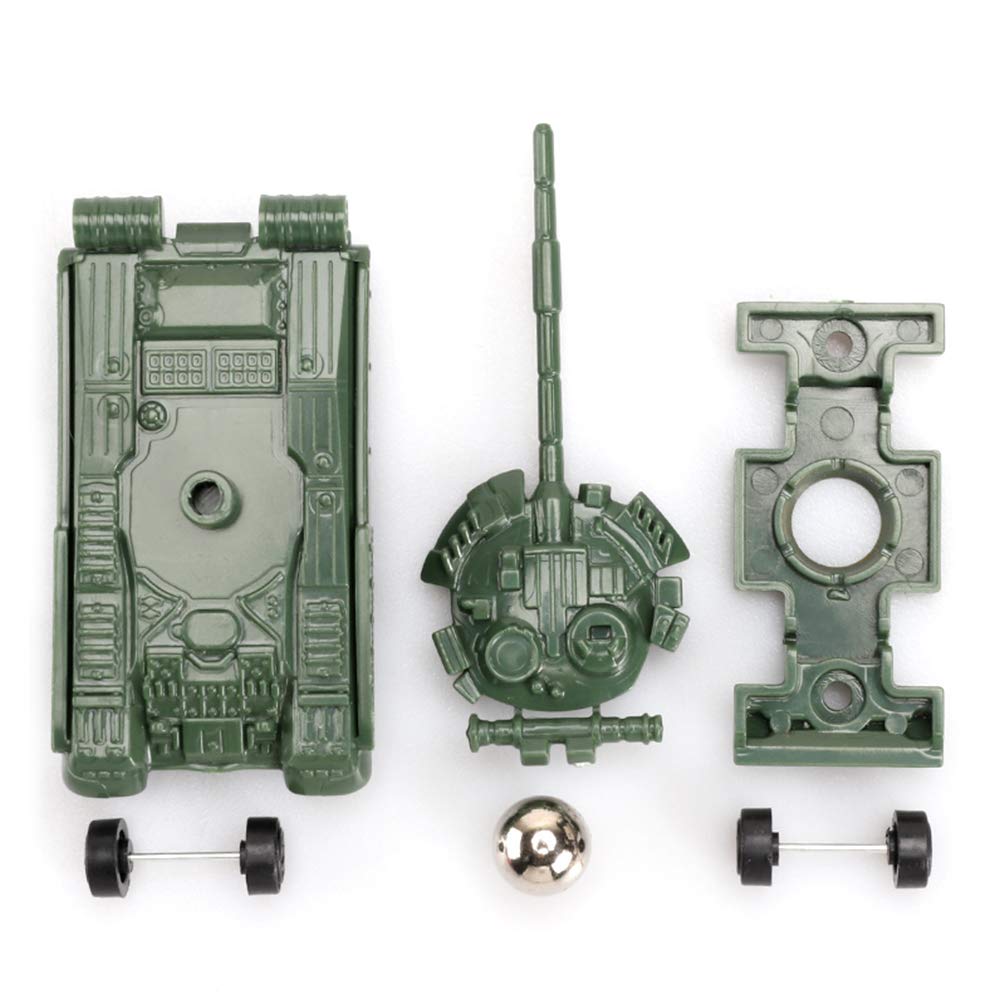 ViiKONDO 16Pcs Green and Desert Army Battle Tanks Play Set with 11pc ...
