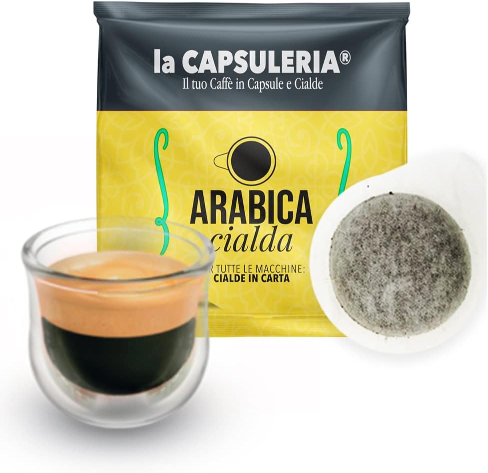 100% ARABICA coffee (100 Paper Pods) ESE 44mm System - (La Capsuleria ...
