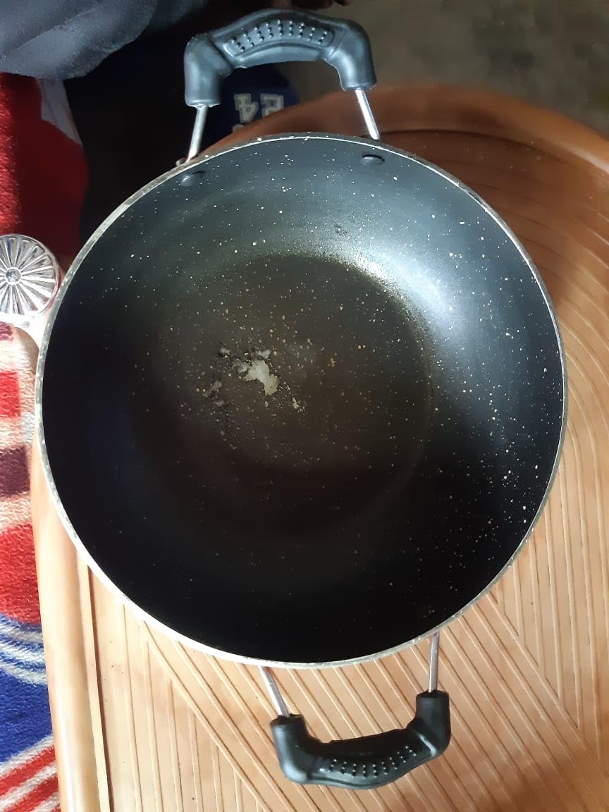 Buy Dynore Non- Stick Deep Fry Kadai with SS Lid and 2 Nylon Spatulas ...